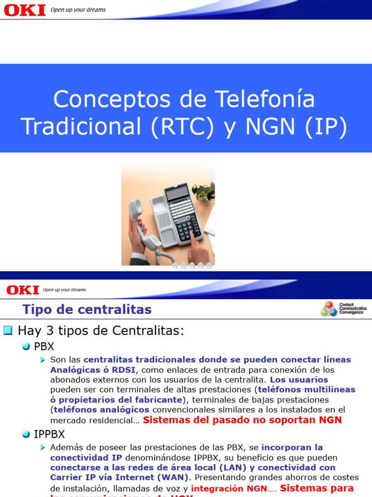 1.2 - Conceptos de Telefonía | PDF | Red Telefónica Conmutada | Línea ...