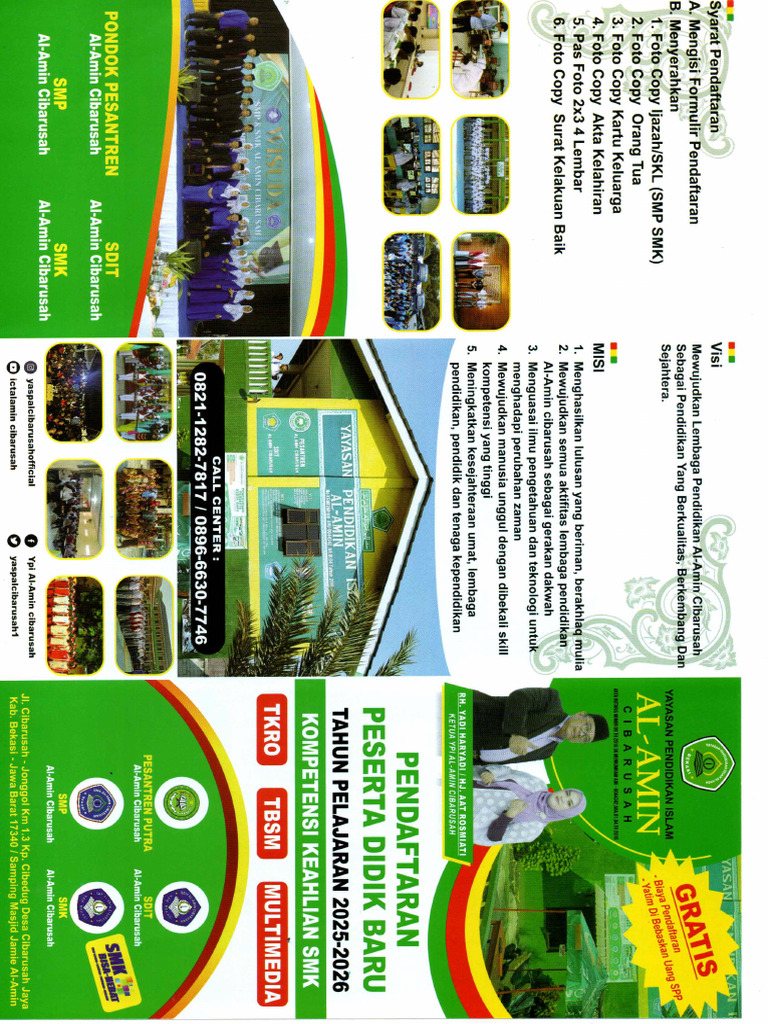 Brosur SPMB (Sistem Penerimaan Murid Baru) | PDF