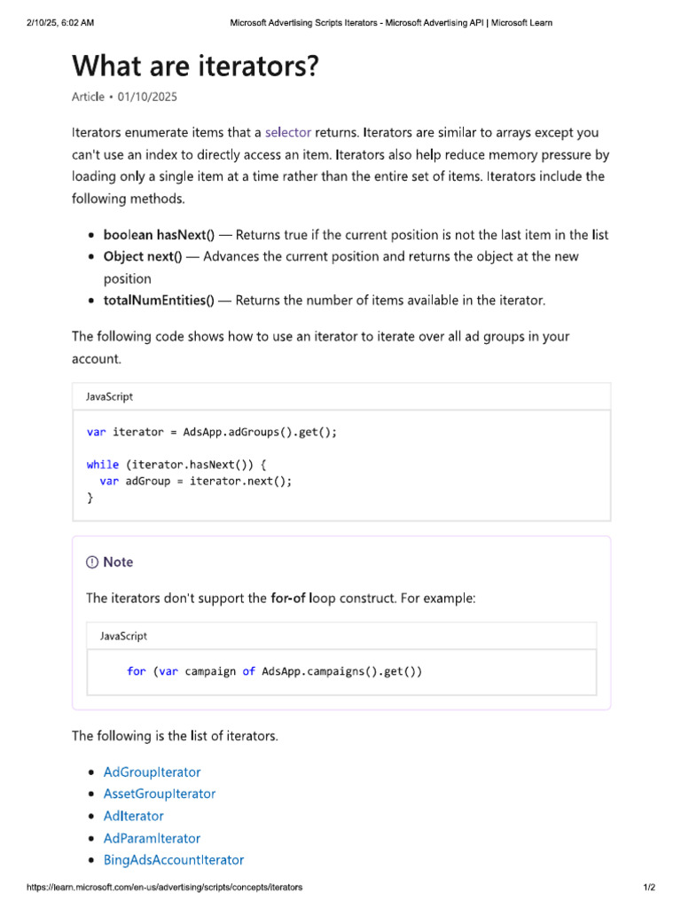 What Are Iterators | PDF