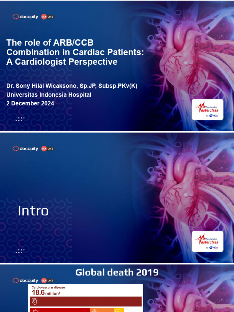 ARB/CCB Combinations in Hypertension Management | PDF | Cardiology ...