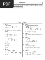 Gravitation Formula Sheet Class11 | PDF