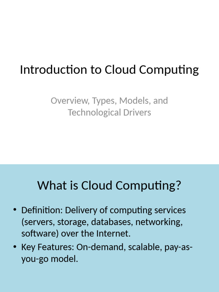Cloud Computing Deployment Models Presentation | PDF | Cloud Computing | Software As A Service