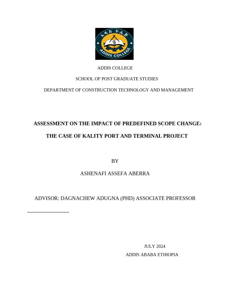 Ashe Thesis Draft 3 | PDF | Port | Transport