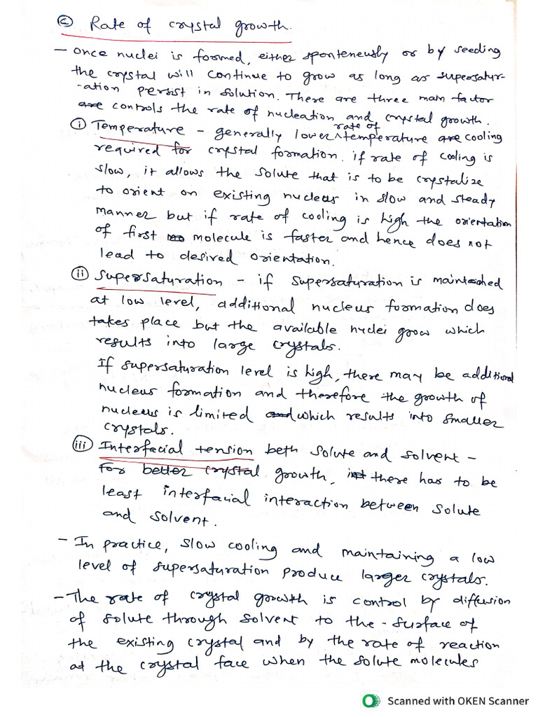 Unit Operation - Crystallizers Final | PDF