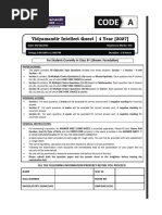 VMC Entrance Exam Sample Paper | PDF | Multiple Choice | Ammonia