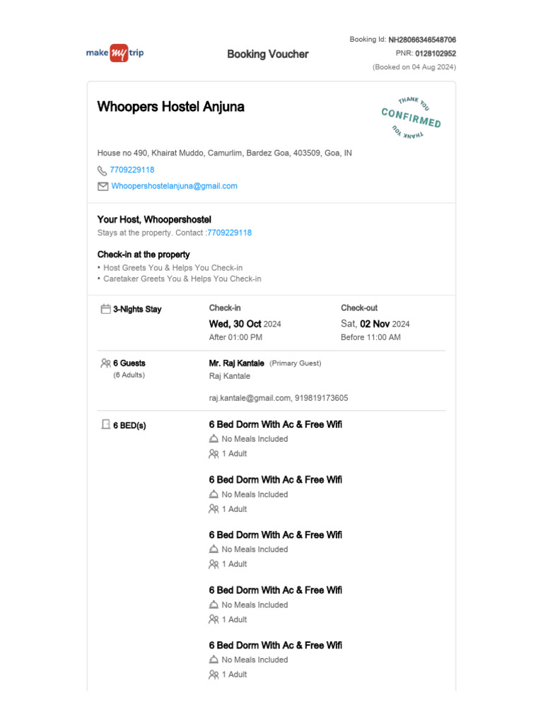 NH28066346548706 E-Voucher | PDF