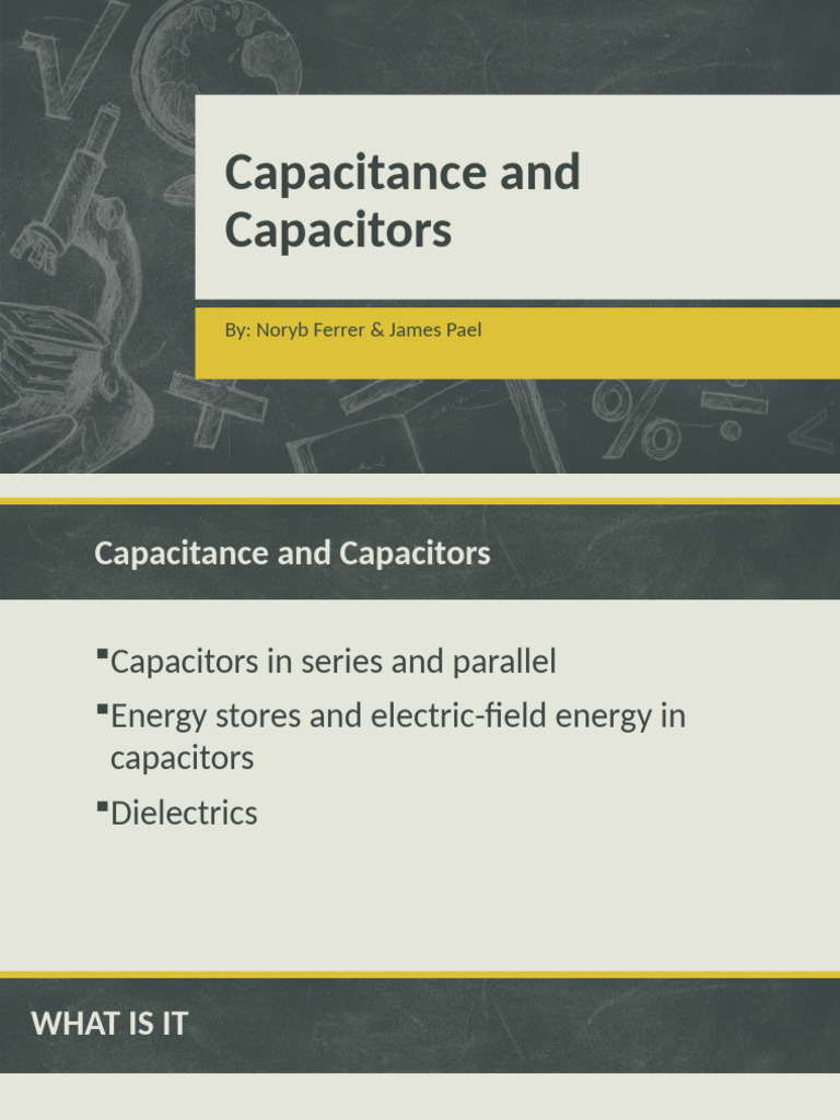 Understanding Capacitors and Capacitance | PDF | Capacitor | Capacitance
