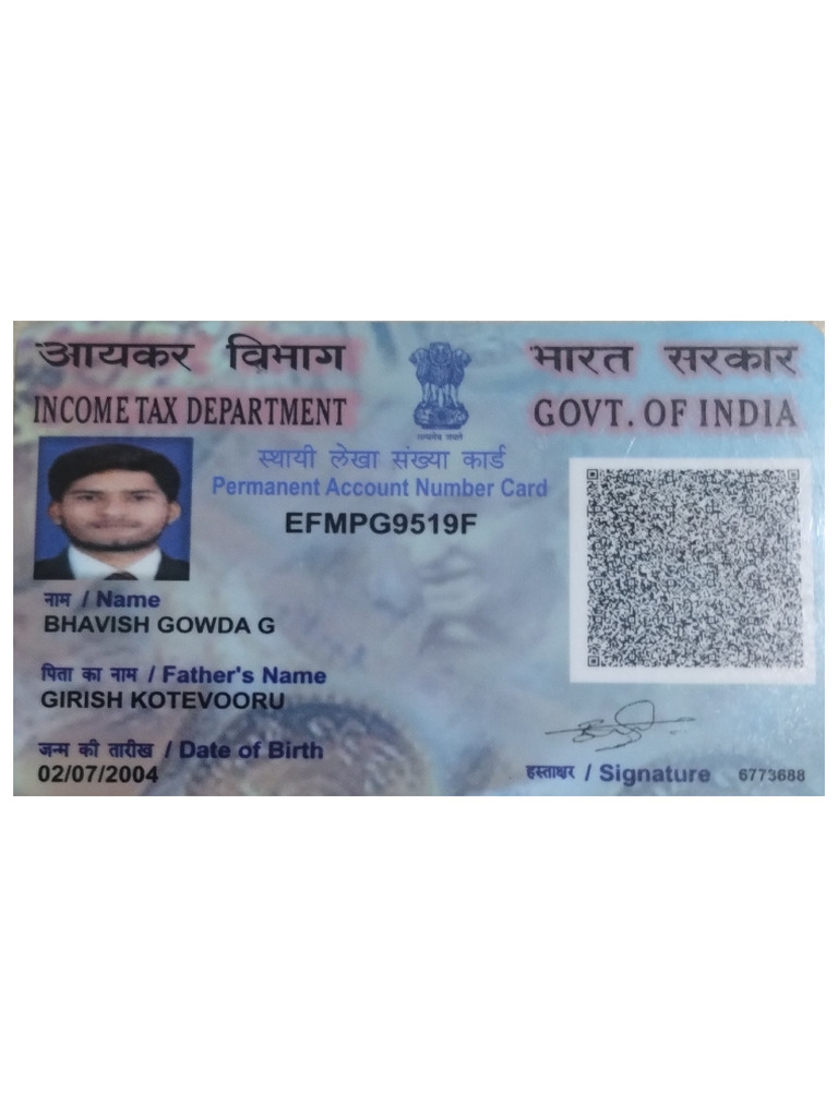 pan card | PDF