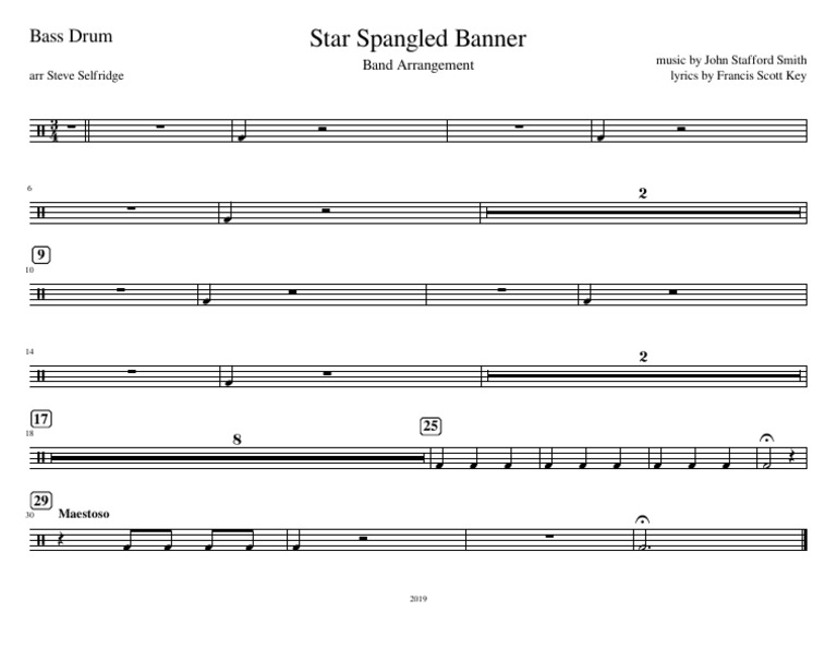 Star Spangled Band Arrangement | PDF