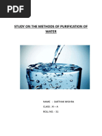 The 5 Different Types of Water Purification Methods | PDF | Water ...