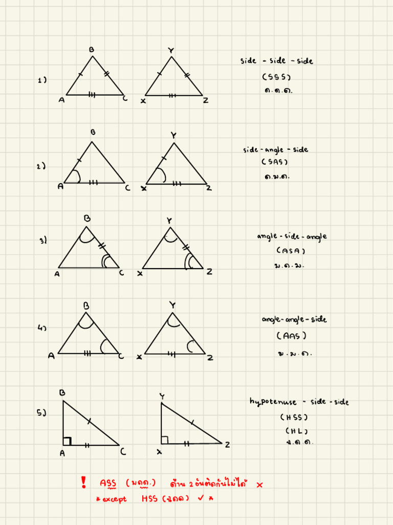 Math Congruent Triangle | PDF | Euclidean Geometry | Euclid