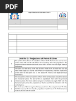 EGD Grade 10 DESCRIPTIVE GEOMETRY | PDF | Drawing | Line (Geometry)
