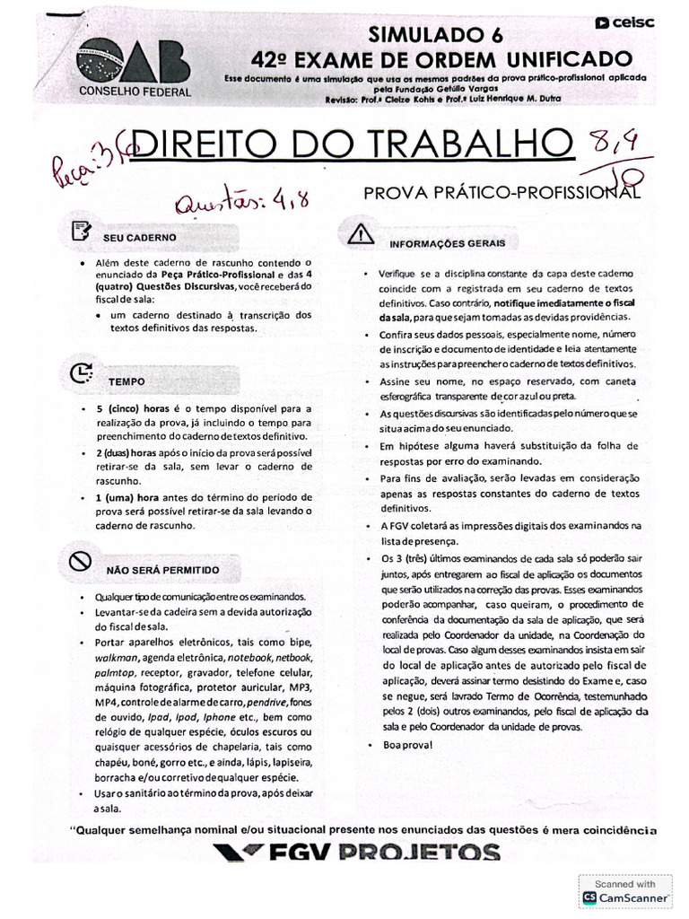 OAB SIMULADO | PDF
