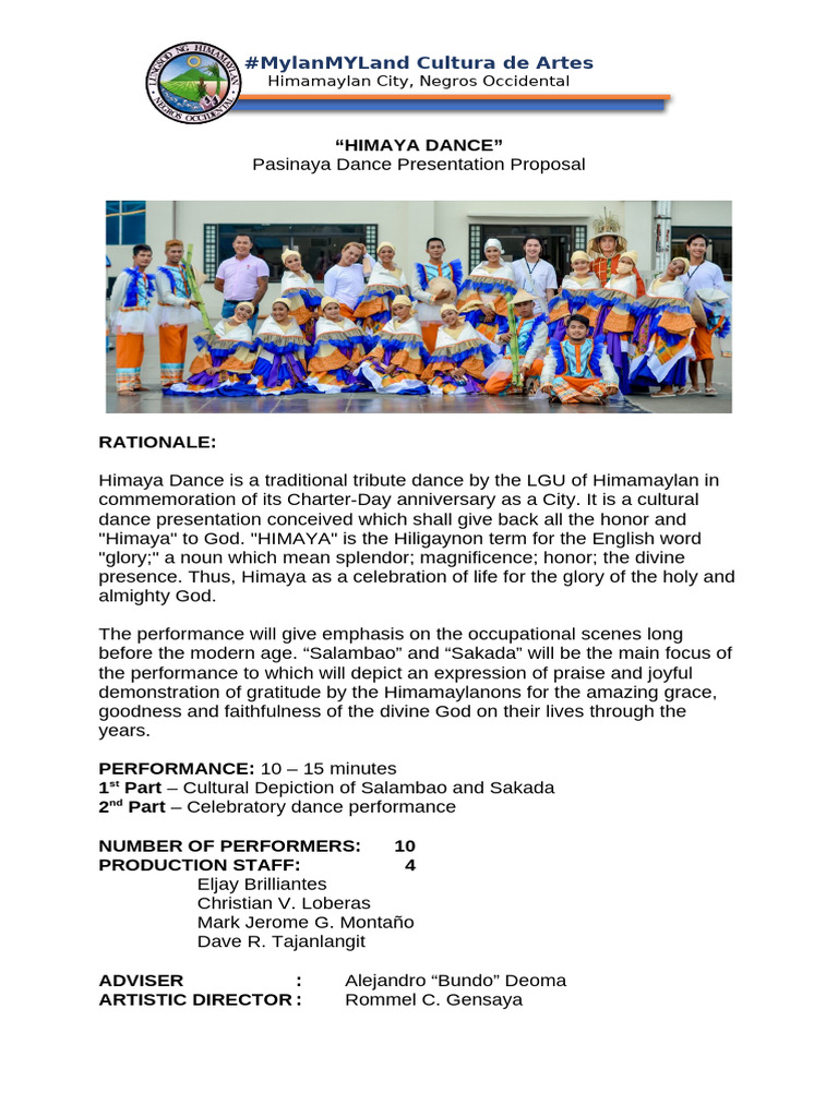himaya-dance-performance-proposal | PDF
