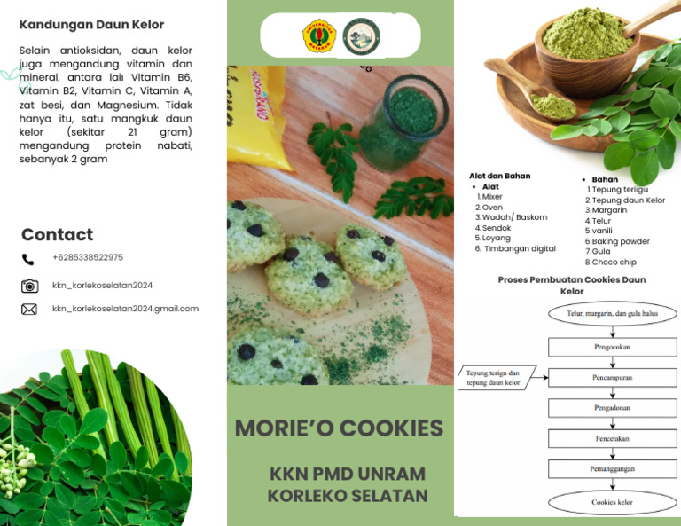 Leaflet Cokies Daun Kelor | PDF