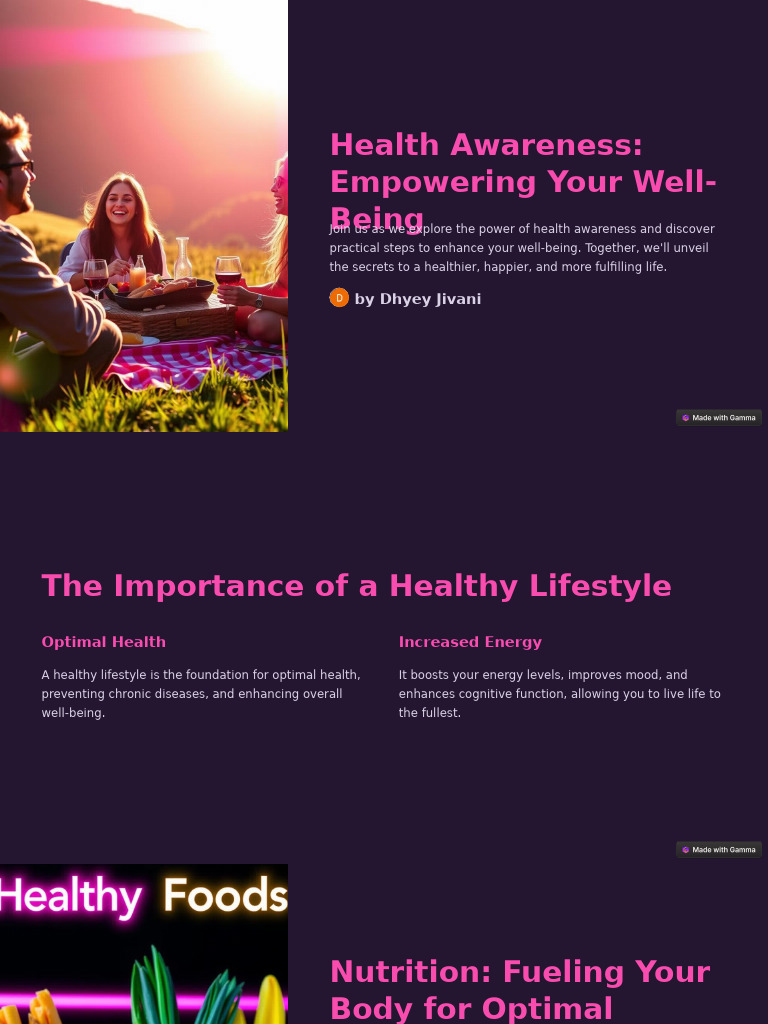 Health Tips for a Better Life | PDF | Healthy Diet | Determinants Of Health