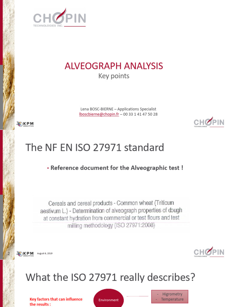 2 - Alveograph - Influencing Factors | PDF | Flour | Wheat