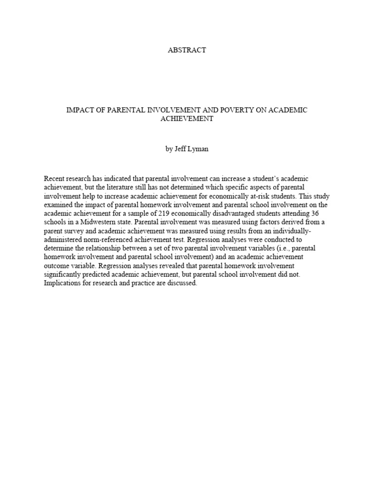 FINAL Grad School Edited Jeff Lyman Thesis Final Draft 8 | PDF | Socioeconomic Status ...