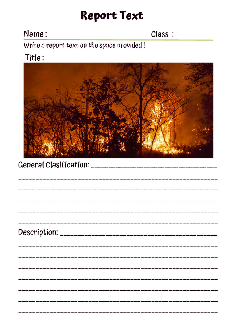 Report Text Template Guide | PDF