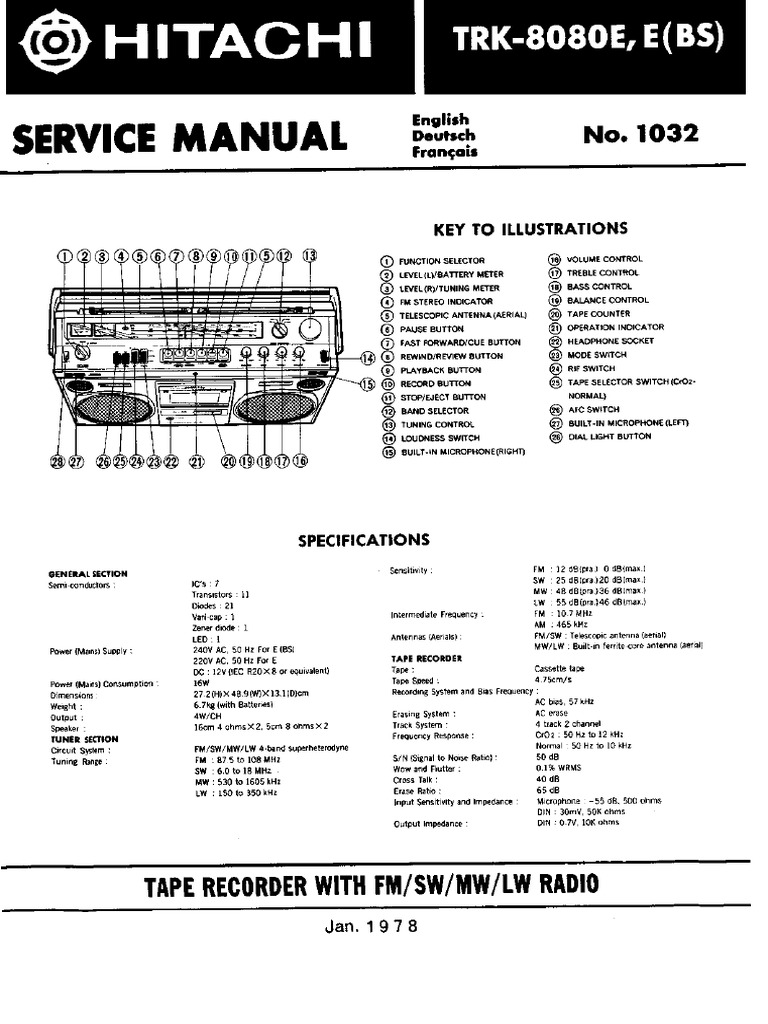 hitachi_trk-8080e_sm | PDF