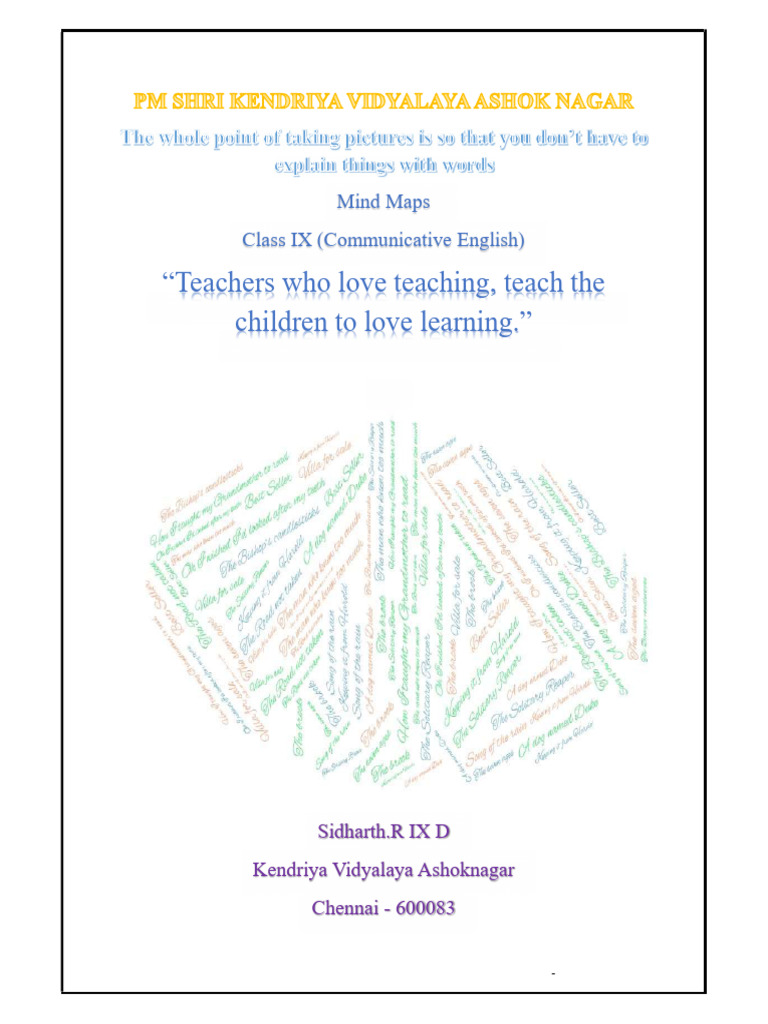 Class 9 English Course B | PDF | Poetry | Creativity