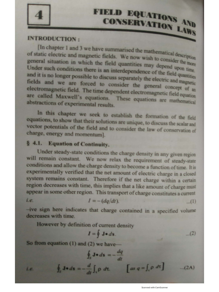 Unit-4 Electromagnetics | PDF