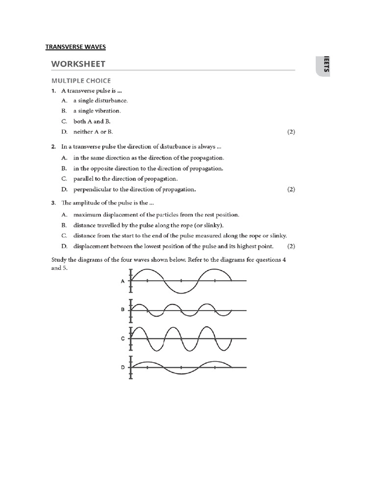 Transverse Waves | PDF