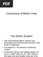 Metric Conversion Ladder | PDF