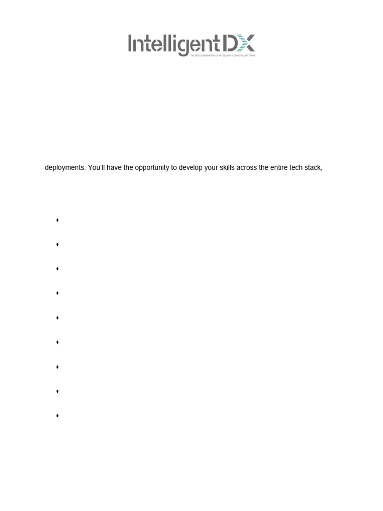 Junior Full Stack Software Engineer_Intellent_DX | PDF | Cloud ...