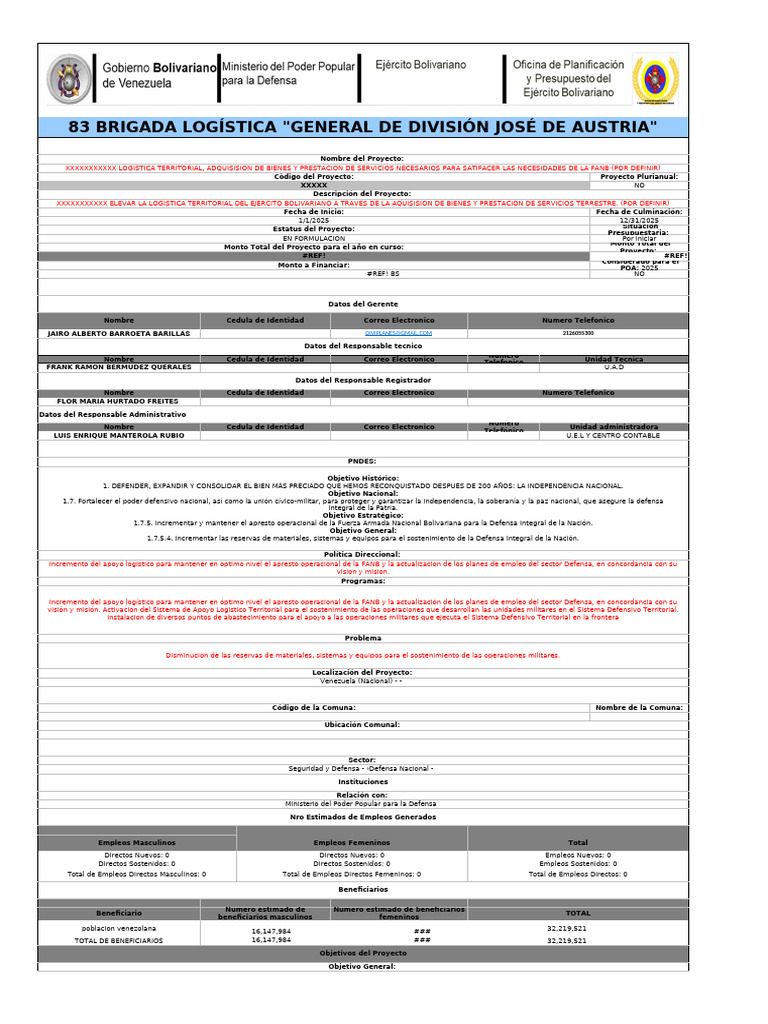 Formatos para Elaboracion Del Consolidado de La Accion Especifica | PDF ...