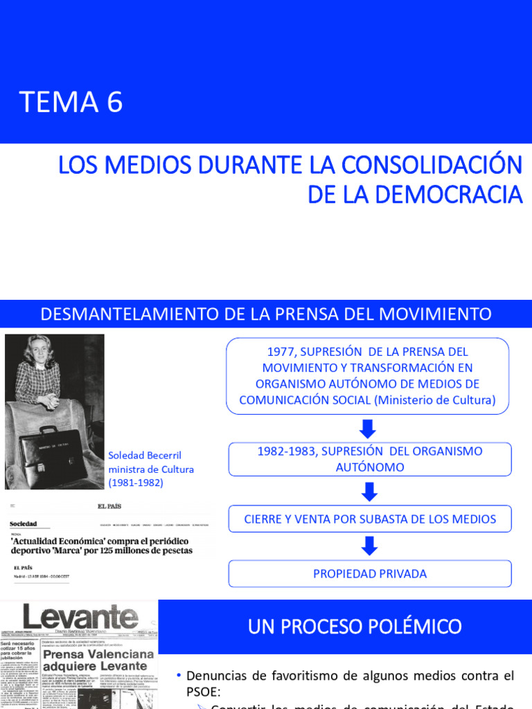 Medios y Democracia en España (1982-1990) | PDF | Televisión | Red de ...