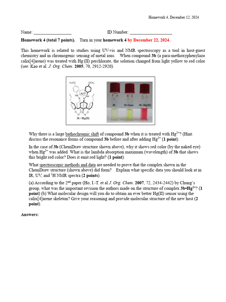 Homework 4 - 20241212 (7 Points) | PDF