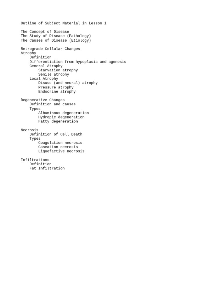 Lesson 1 Subject Material | PDF