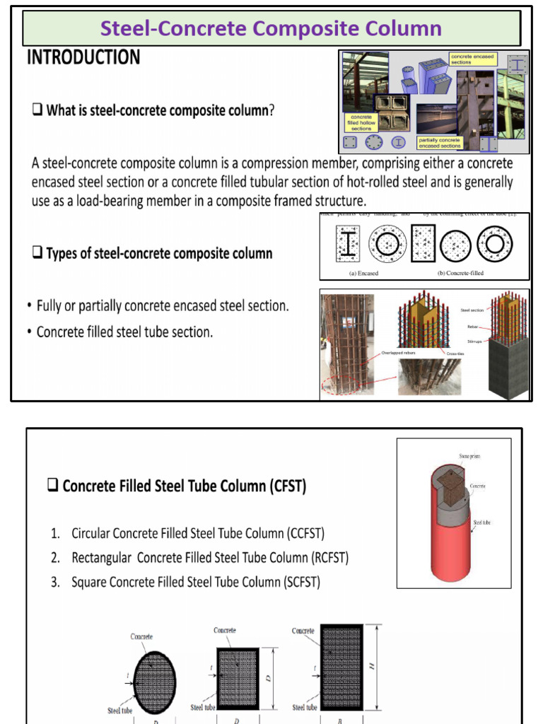 Composite Column Design-Lecture-10 | PDF