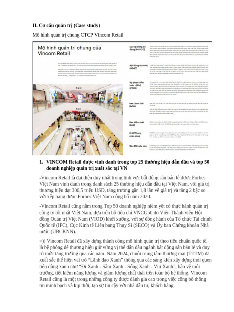 Vincom Retail | PDF