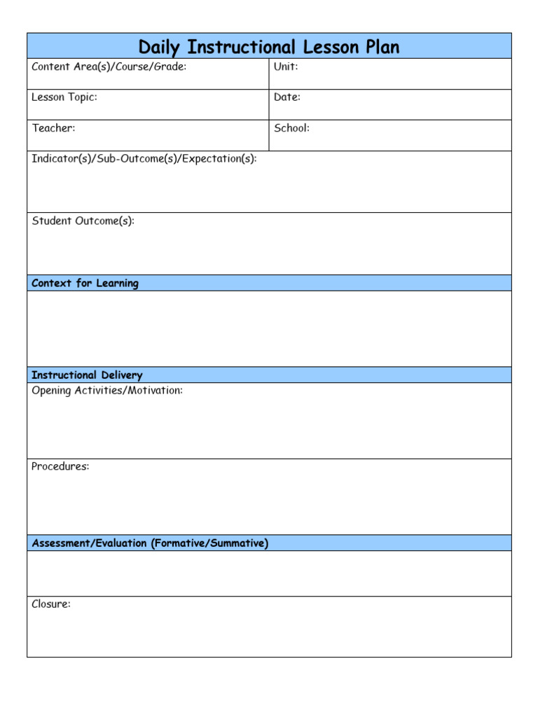 Lesson Plan Day 4 | PDF