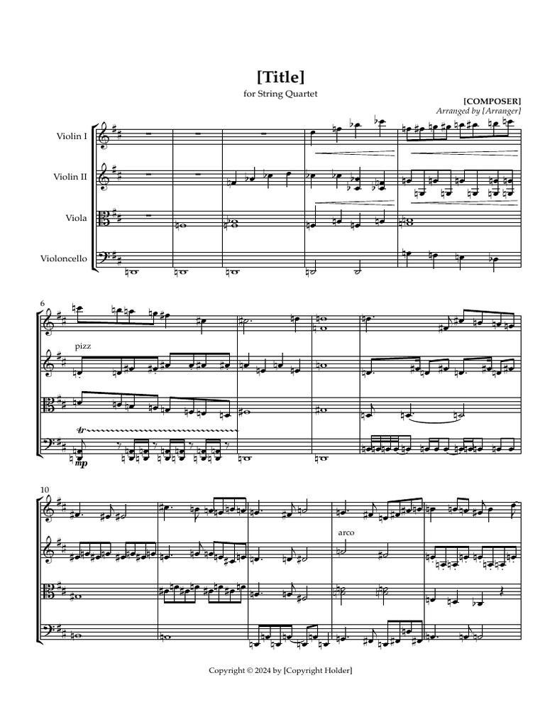 Sibelius Partitur | PDF