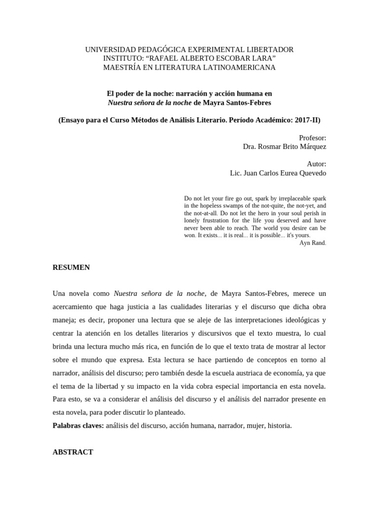Ensayo Métodos de Análisis Literario | PDF | Amor | Publicación