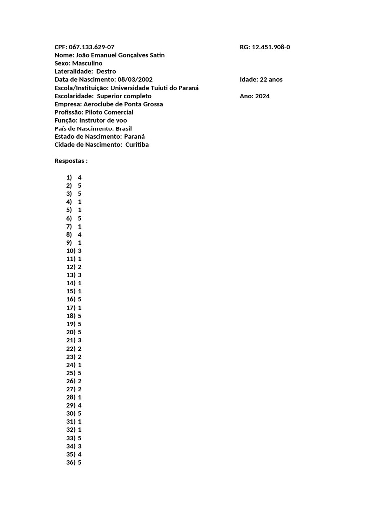 formulário para BFP (1) | PDF