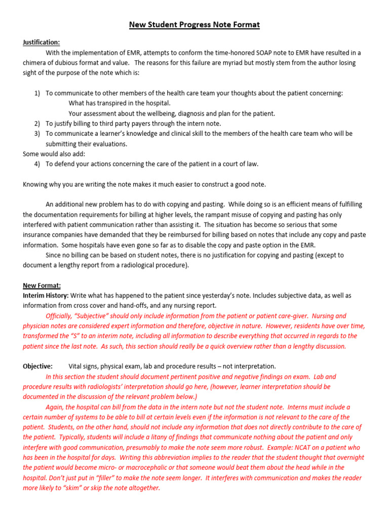 Patient Progress Note Template | PDF | Dehydration | Diarrhea