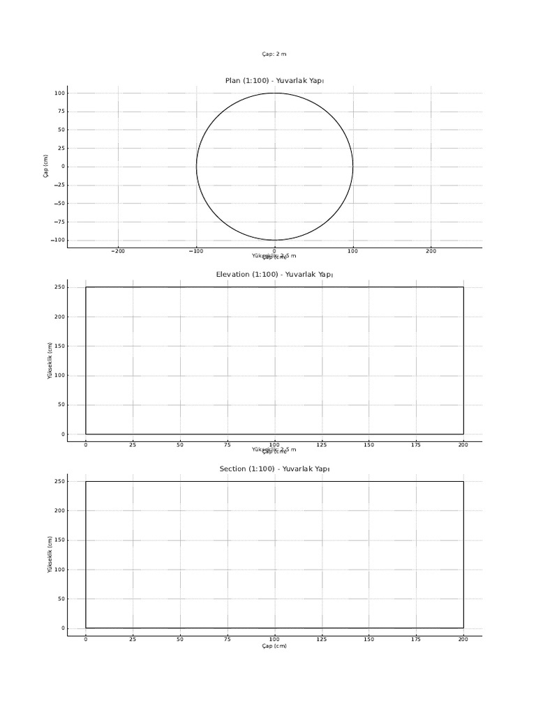 Round Structure Drawings A2 | PDF