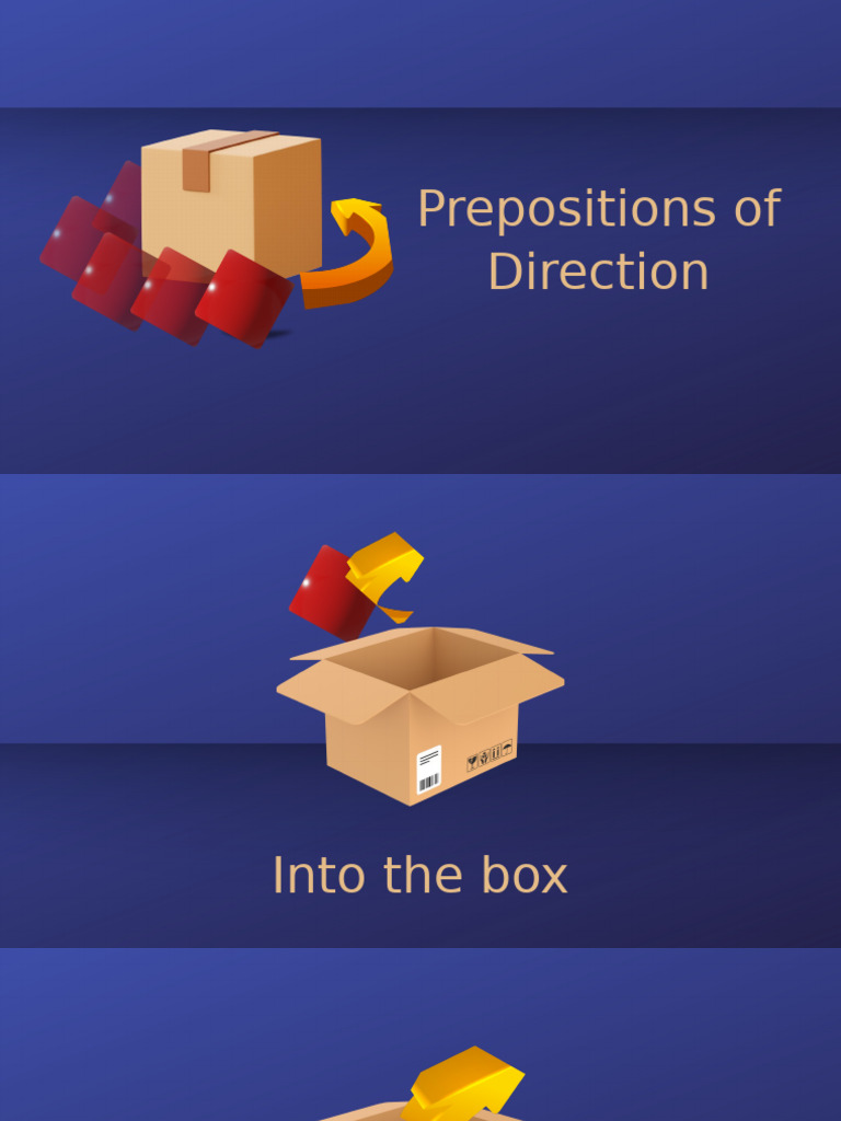 Prepositions of Direction Explained | PDF | Verb | Semantic Units
