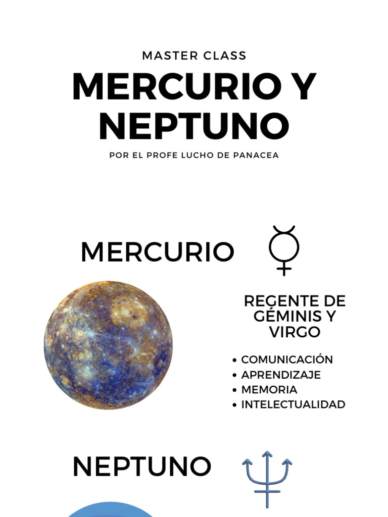 Mercurio y Neptuno | PDF