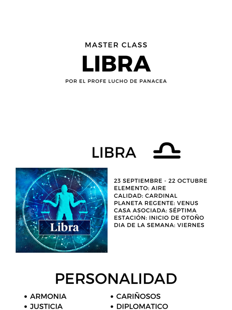 Características del signo Libra | PDF