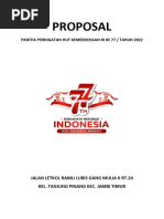 Contoh Proposal 17 Agustus | PDF