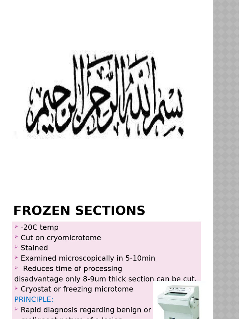 Frozen Section | PDF