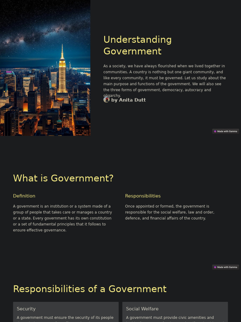 Understanding Government | PDF | Government | Democracy
