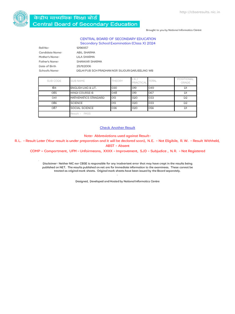 Class 10 Board | PDF