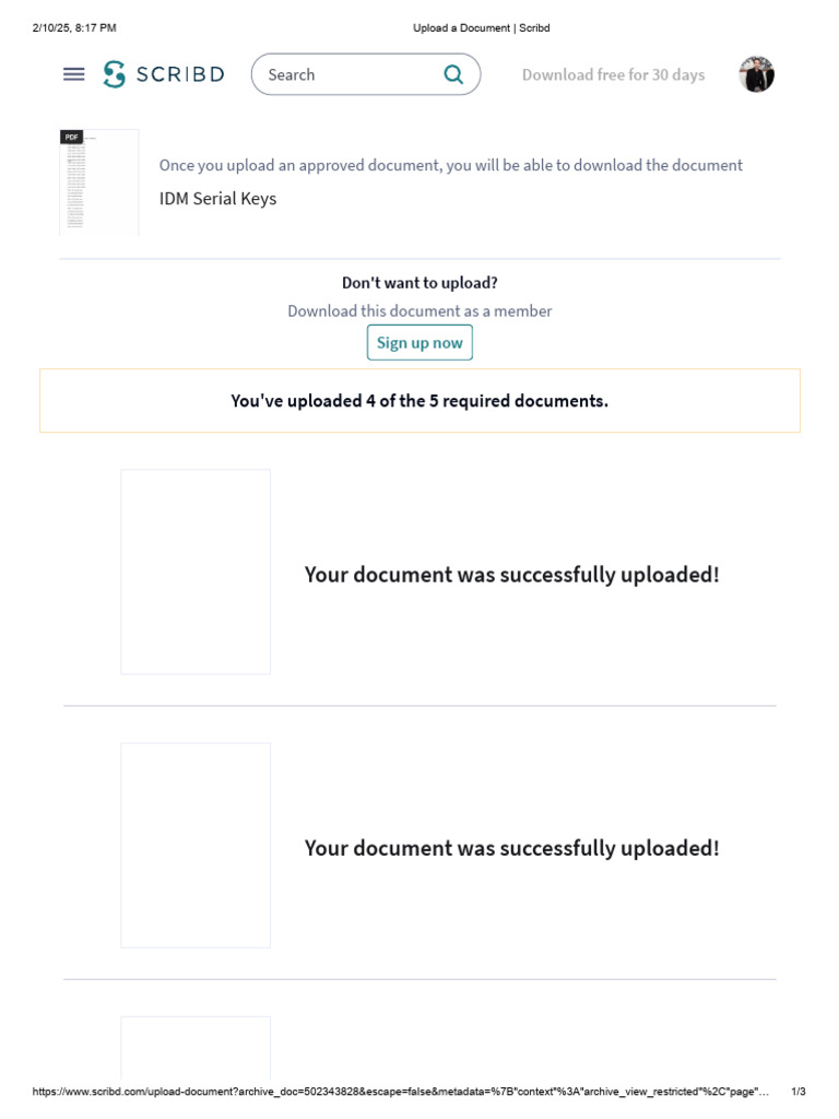 Upload A Document - Scribd | PDF | Scribd | Digital Technology