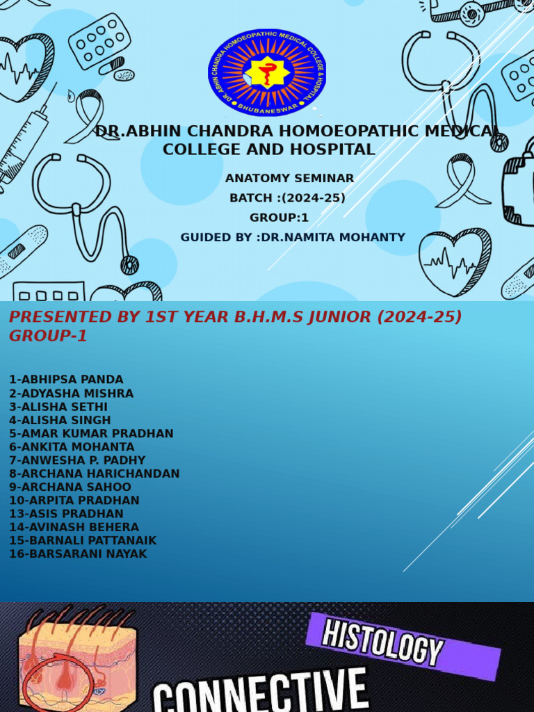 seminar final ppt-1 | PDF | Connective Tissue | Tissue (Biology)